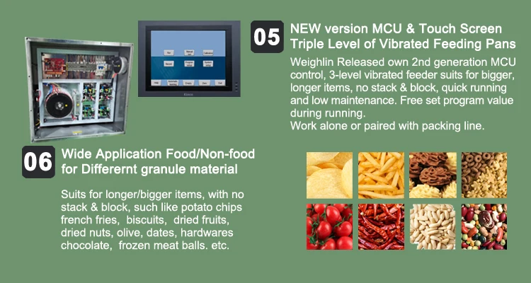 1-5kg Biscuit Candy Walnut Weigher Filler - Easy to Operate