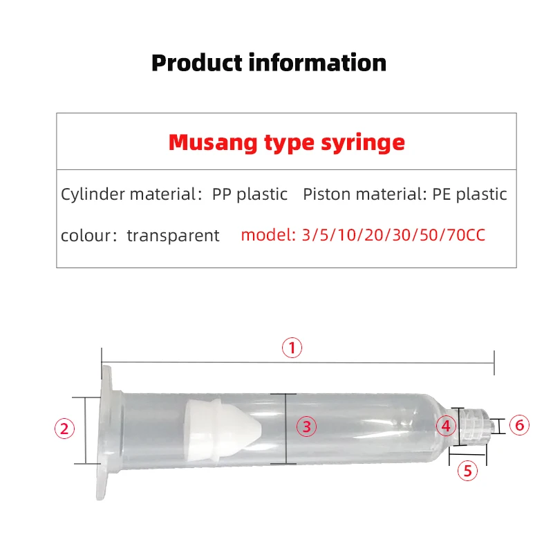 Musashi Style Dispensing Syringe - High Safety & Efficiency
