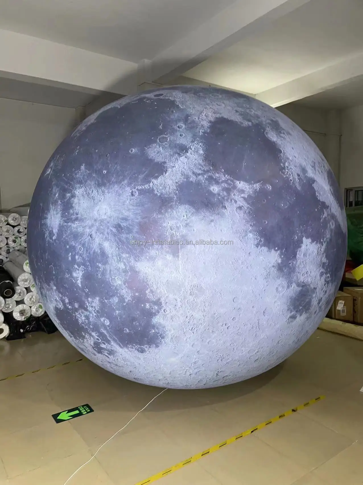 Giant Inflatable Moon Model with LED Light - Perfect for Events