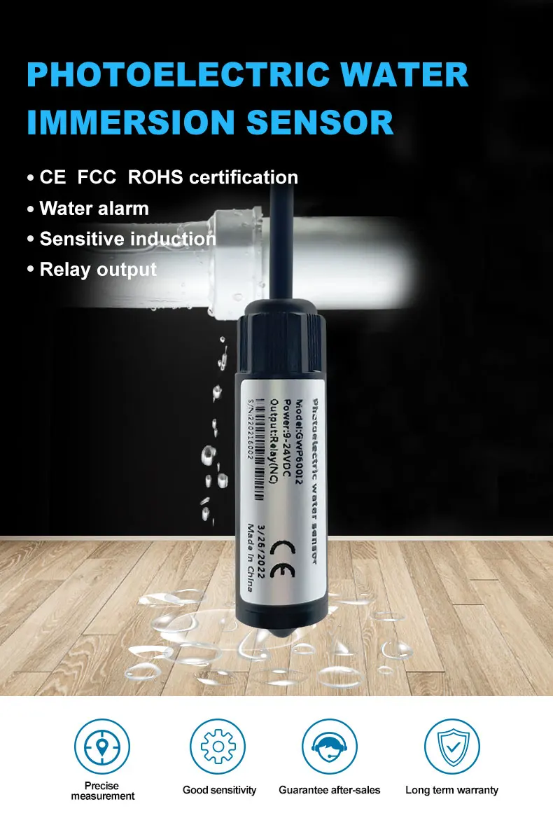 Pure Water Alcohol Leakage Water Leak Sensor Leakage Detection Ropes ...