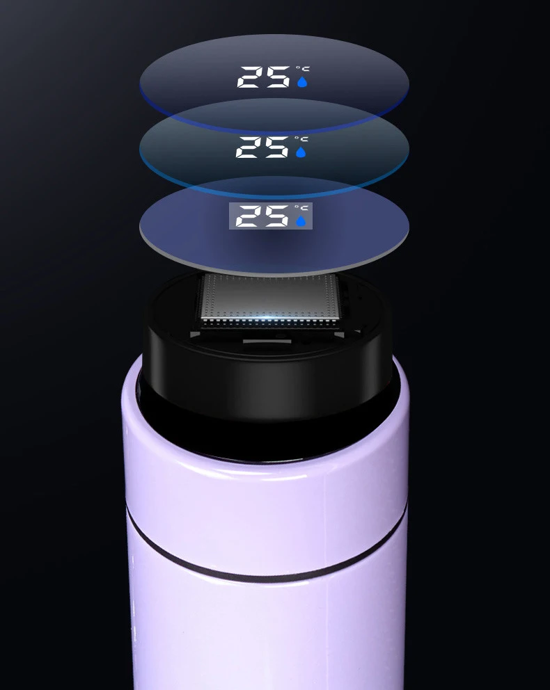 Smart Water Bottle - 500 ML Stainless Steel Vacuum Flask