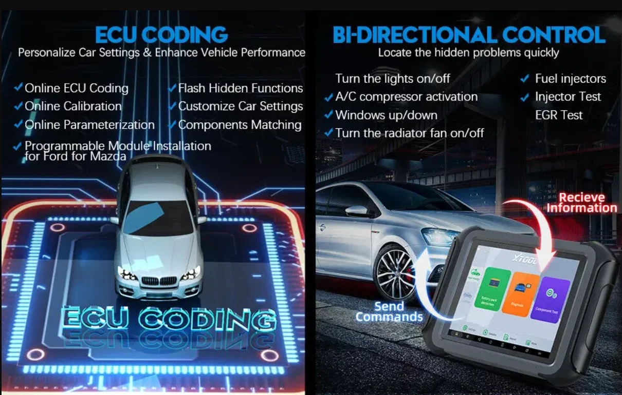 XTOOL D9 EV - Advanced Diagnostic Tool for New Energy Vehicles