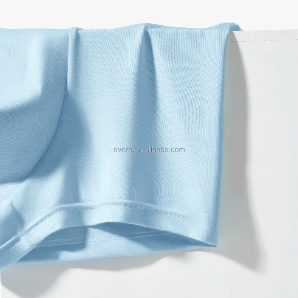 Traceless Breathable Solid Color Mens Ice Silk Boxer Briefs Slim Sexy ...