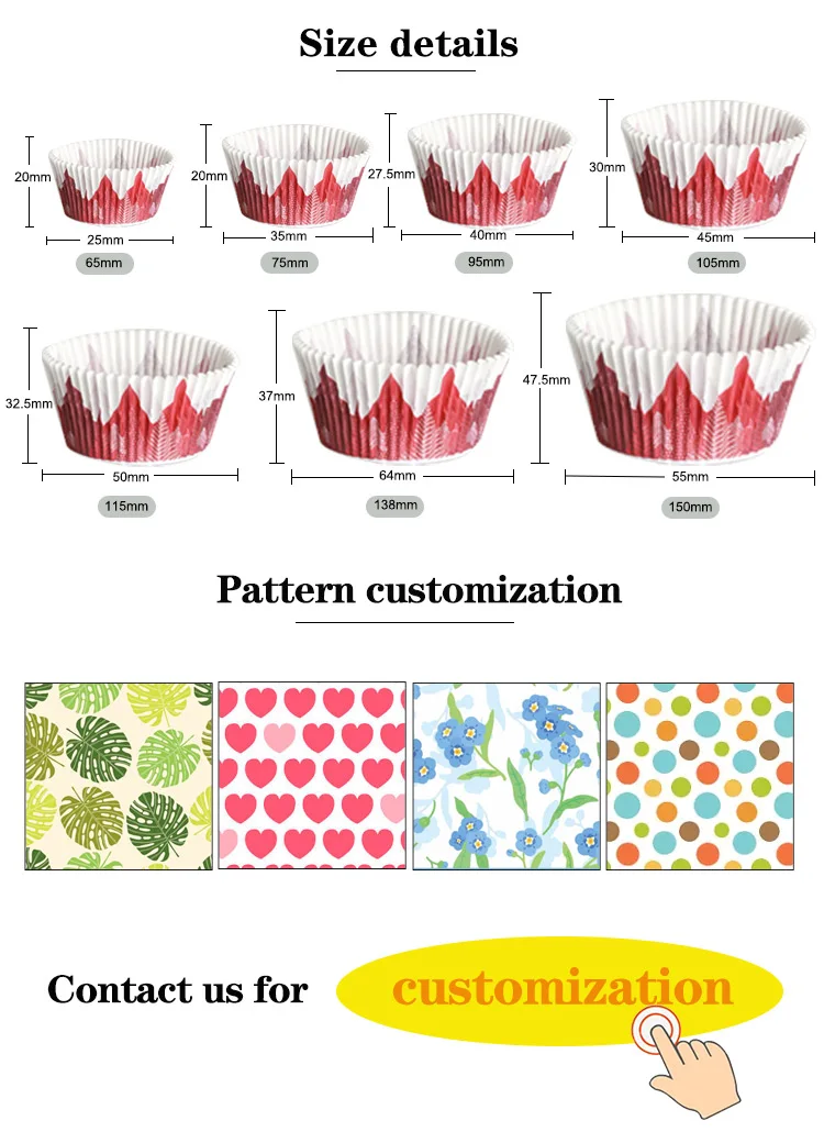 Factory Custom Printed Cupcake Liners Cake Diy Tool Christmas Cupcake ...