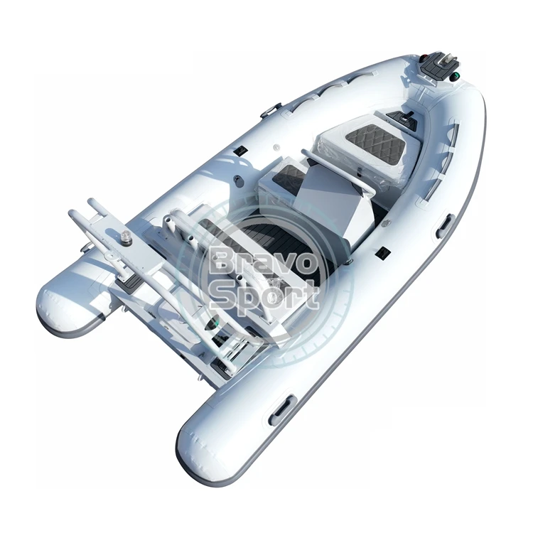 12ft Semi-rigid Aluminum Hull Orca/hypalon/pvc Sport Fiberglass Rib ...