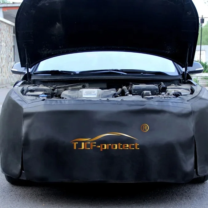 Custom Logo PU Leather Protector Automotive Mechanic Mat Repairing Car ...