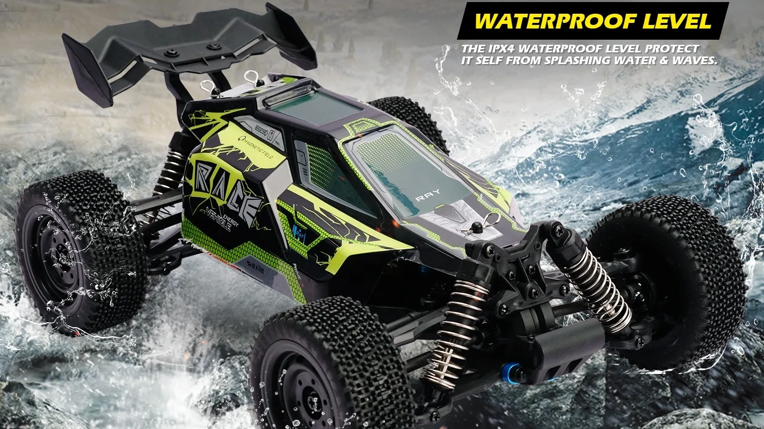 Huada-camión De Carreras Todoterreno Teledirigido 2023 2,4g Rtr 4x4 4wd ...