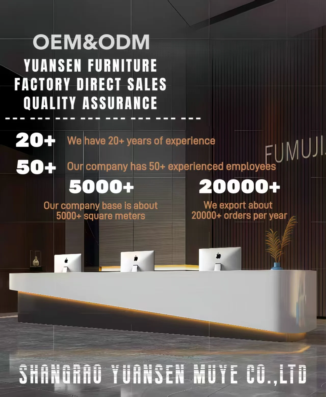 Small Elegant Baroque Reception Desk for Luxury Beauty Salon Front Desk ...