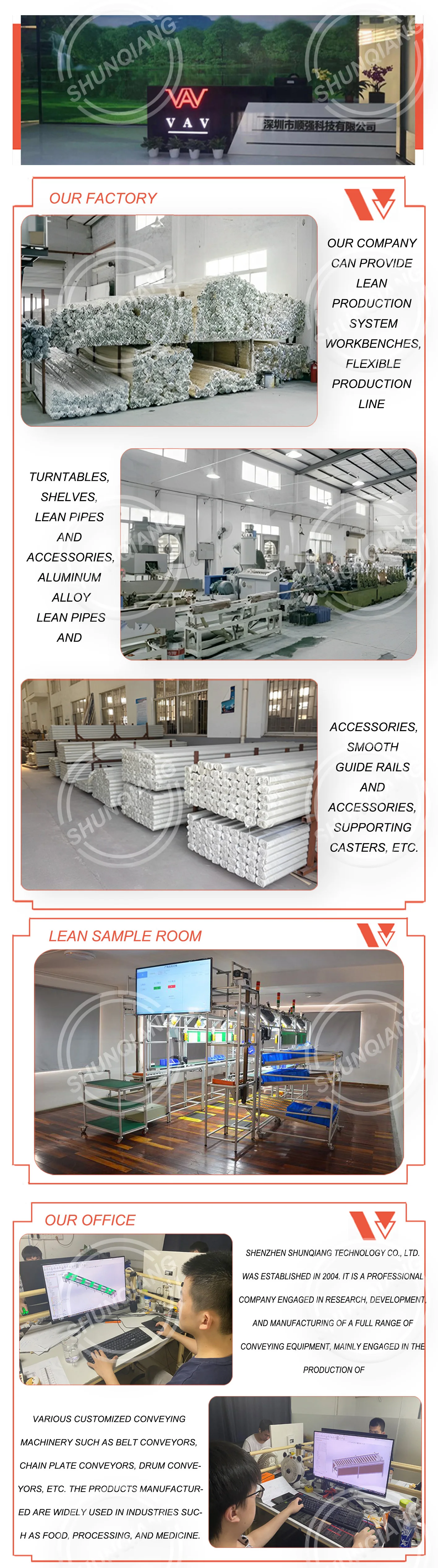 Third Generation Aluminum Alloy Lean Pipe Lean Pipe Fitting Stainless ...