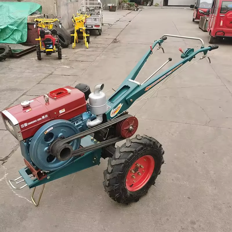 15hp Diesel Engine Walking Handtractor With Tiller Rotary Tillage ...