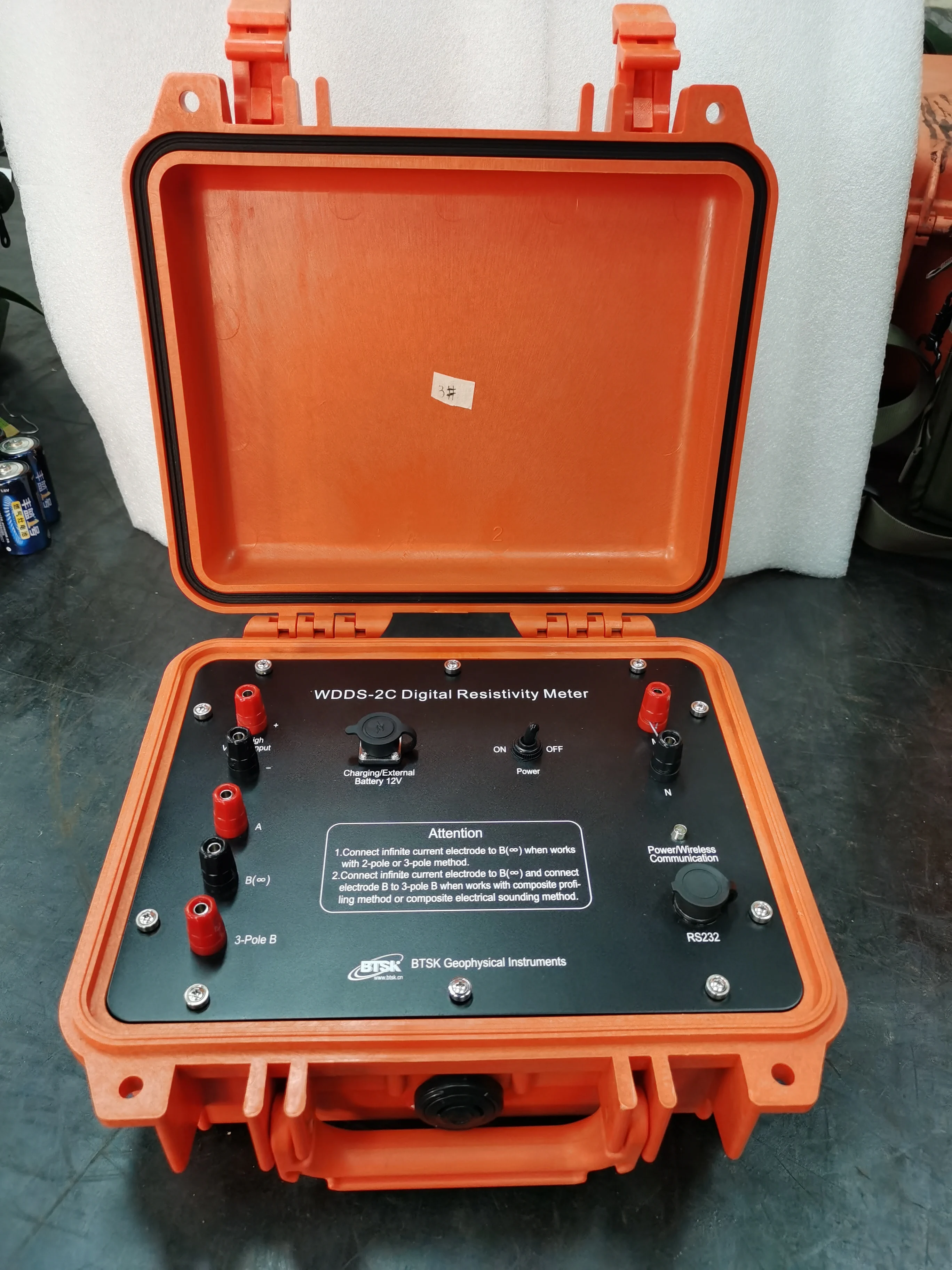 Geophysical Resistivity & Ip Meter Testing 4-wire Surface Electrical ...