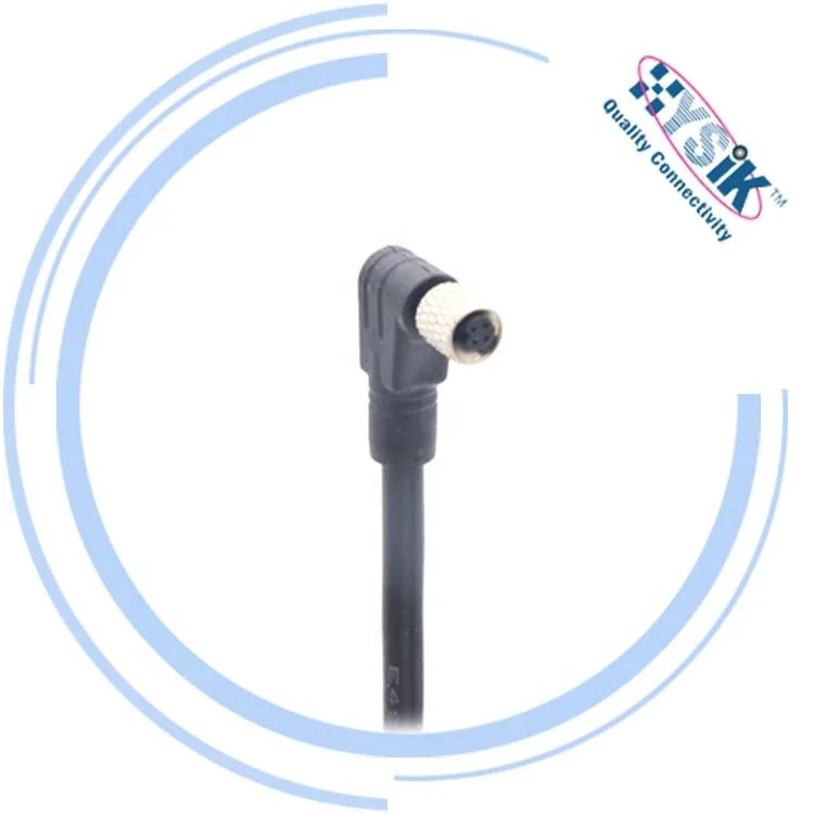 M5 Cable Connector 3pin 4pole Male Female Angled Straight Mini M5 ...