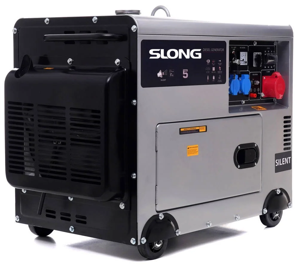 Slong 5kva 5kva 7kva 8kva Remote Start Super Silent Diesel Genset - Buy ...
