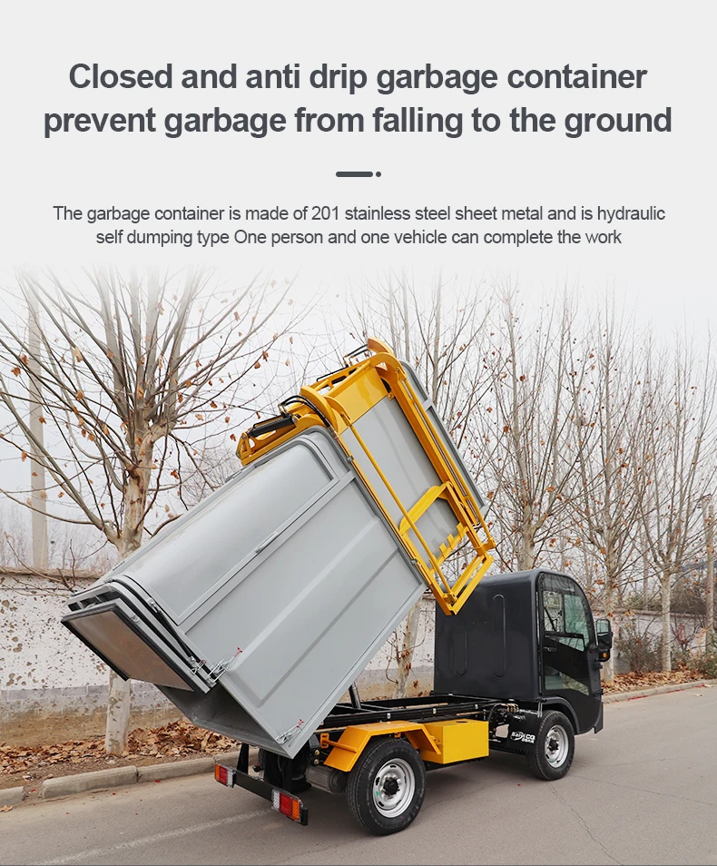 5cbm Electric Garbage Bin Collecting Vehicle - Original Factory
