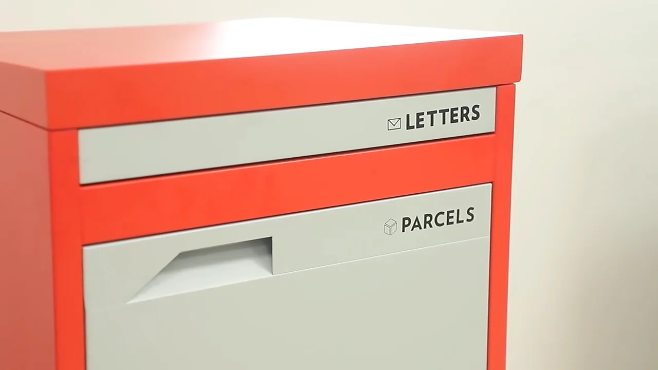 Custom Intelligent Wood Mailbox Mounted In Ground Parcel Letter Mailing ...