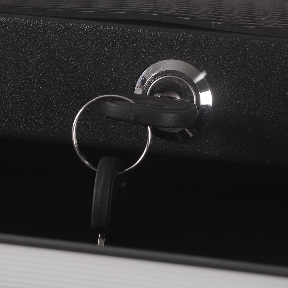 Black Motorcycle Tool Cabinet Rolling Tool Box Cabinet Chest Storage ...