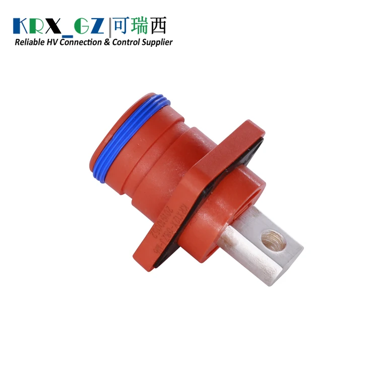 Hv Copper Terminal Socket Busbar Lug Socket Plug M6 150a Orange Hv ...