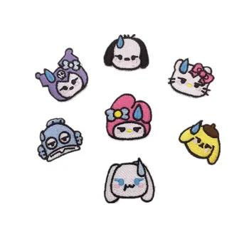 Cartoon Cute Child Embroidered Patches For Clothing Diy Applique ...