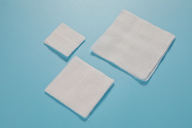 Absorbent Non Woven 100% Cotton Fold Gauze Swab X-ray Detectable Risen ...