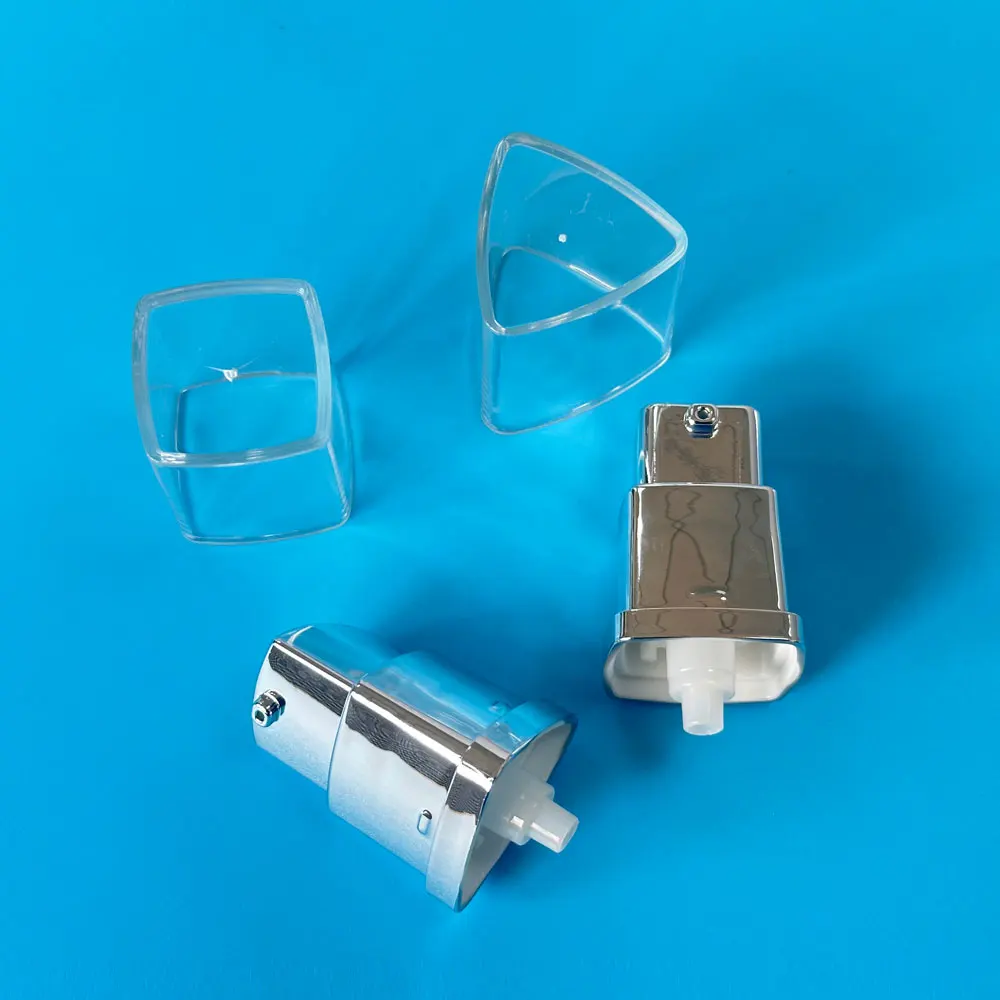New Design Cosmetic Plastic Triangle Airless Squeeze Pump Tube 30ml ...