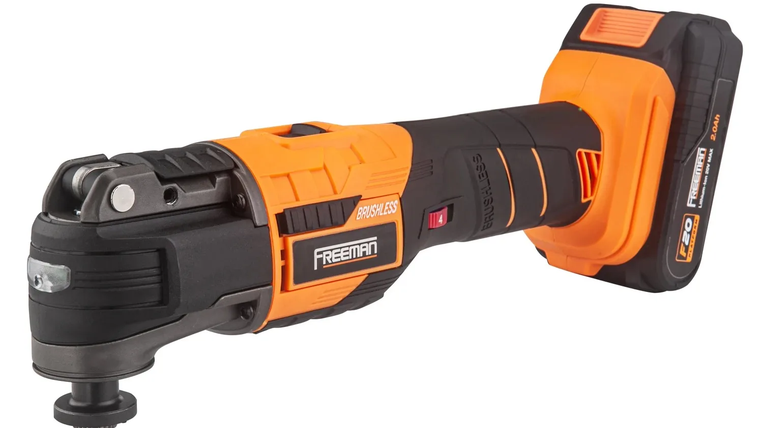 Freeman 20v Brushless 6 Variable Speed 20000 Opm Universal Saw Blade Multimaster Cordless ...