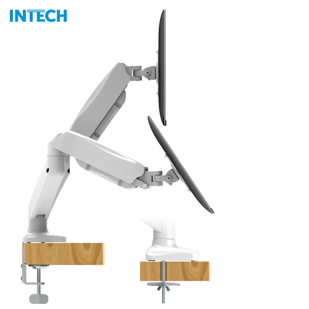 듀얼 모니터 데스크 마운트 Lcd Led 컴퓨터 Tv 스크린 최대 176lbs 데스크 마운트 Buy 듀얼 모니터 스탠드듀얼 모니터 암 Ledlcd 모니터높이 조절