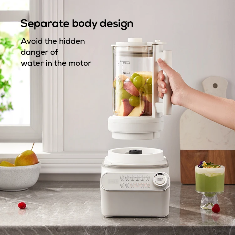 Factory Direct 1.5L Capacity High Speed Electric Stainless Steel Vacuum Processor for Fruit ...