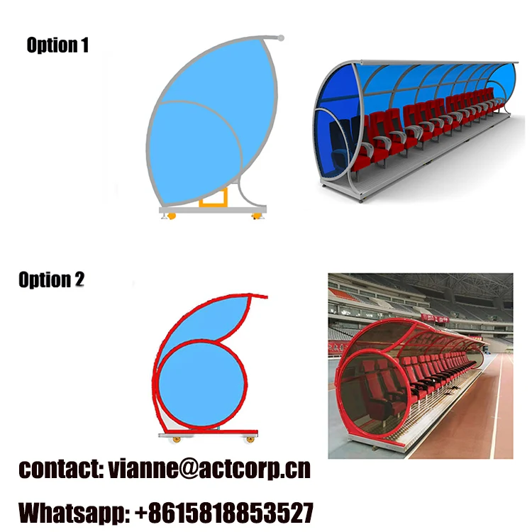 Two Level Portable Soccer Dugout Vip Stadium Seats,Football Player ...