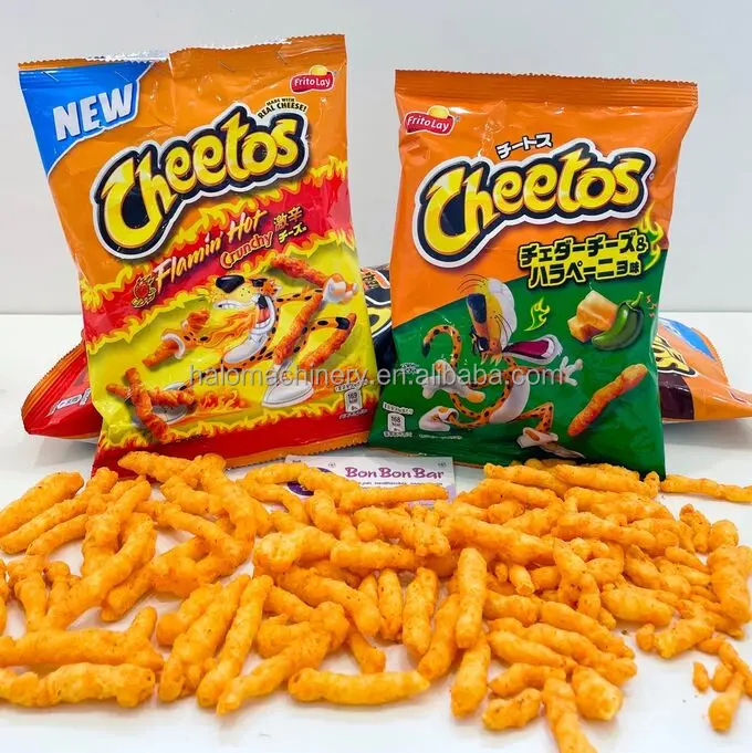 Jinan Halo Popular Extruded Machinery Automated 260 Kg Kurkure Cheetos ...