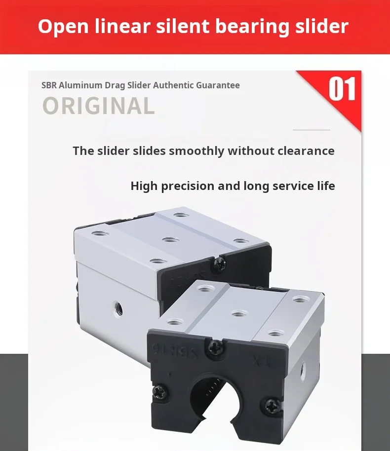 Popular Linear Bearing Sbr Supports The Track Unit Slider Sbr25uu - Buy ...