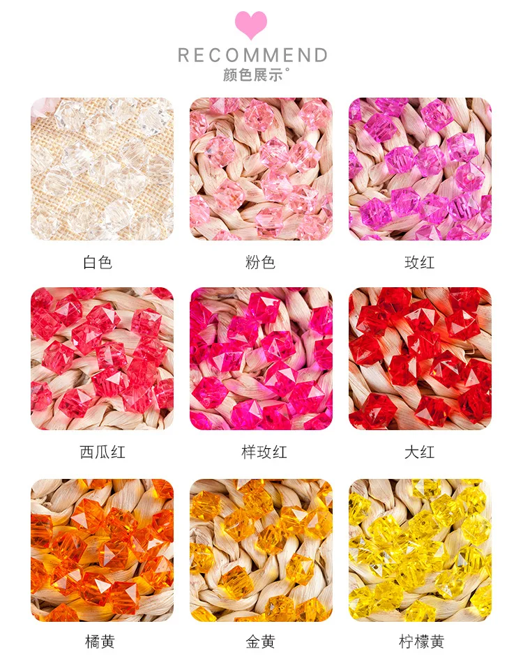 Shop JC Crystal Factory Direct Sell Acrylic Beads for Jewelry