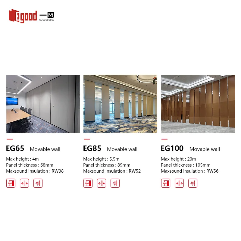 Alibaba.com: Wooden Soundproof Sliding Folding Door Partition Wall for ...