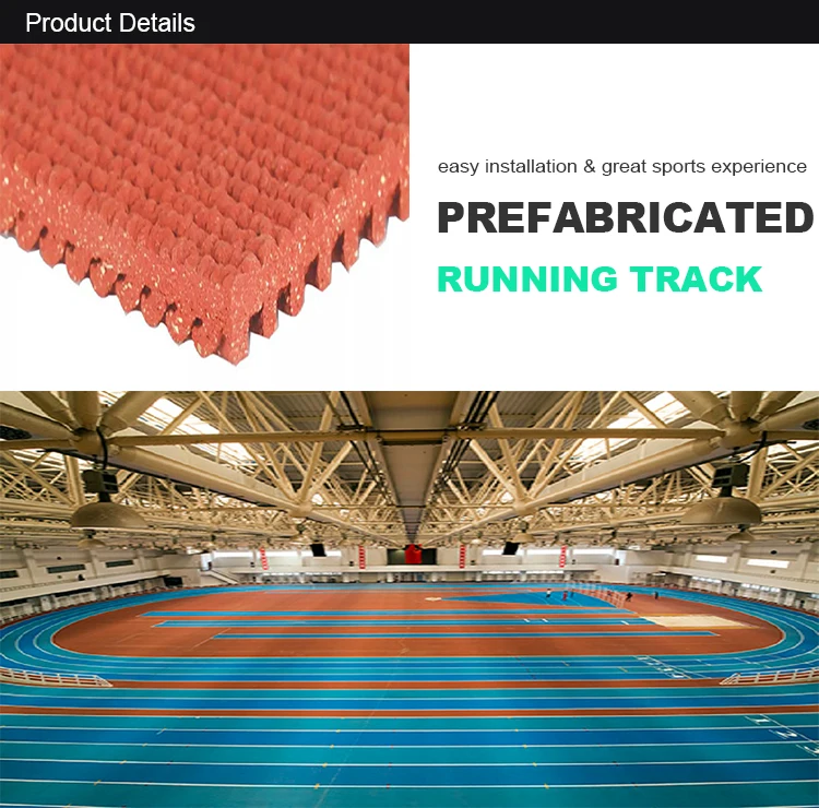 IAAF Certificated Prefabricated Running Track - Indoor & Outdoor