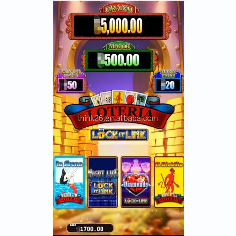 Lock It Link Loteria 4in1 Vertical Multigame - HET Game Board