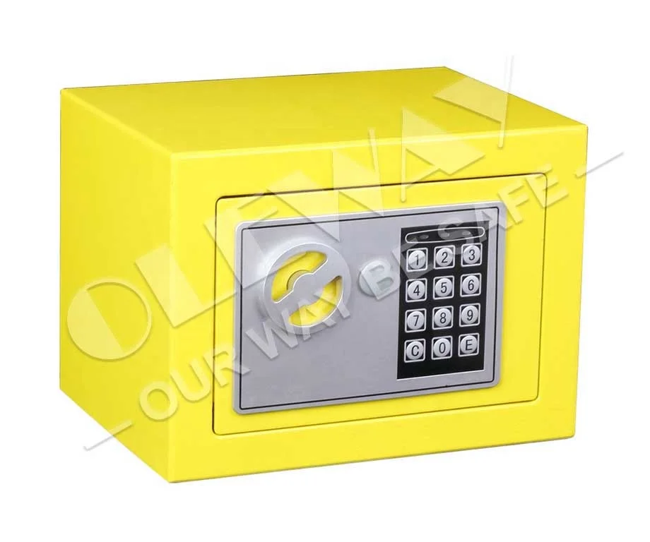 Small Multi-Color Electronic Digital Security Cash Jewelry Safe Steel ...