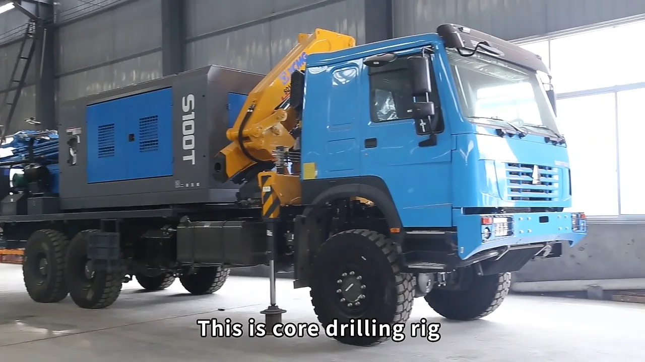 Apcom Water Well Mini Tractor Drill Wells Mine Rock Drilling Rig ...
