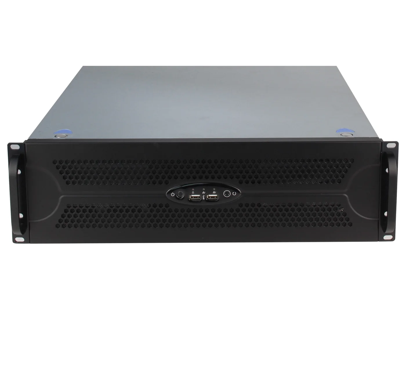 3u 6bays Rack Mount Steel Metal Server Chassis case Industrial Computer Cabinet with Fans ...
