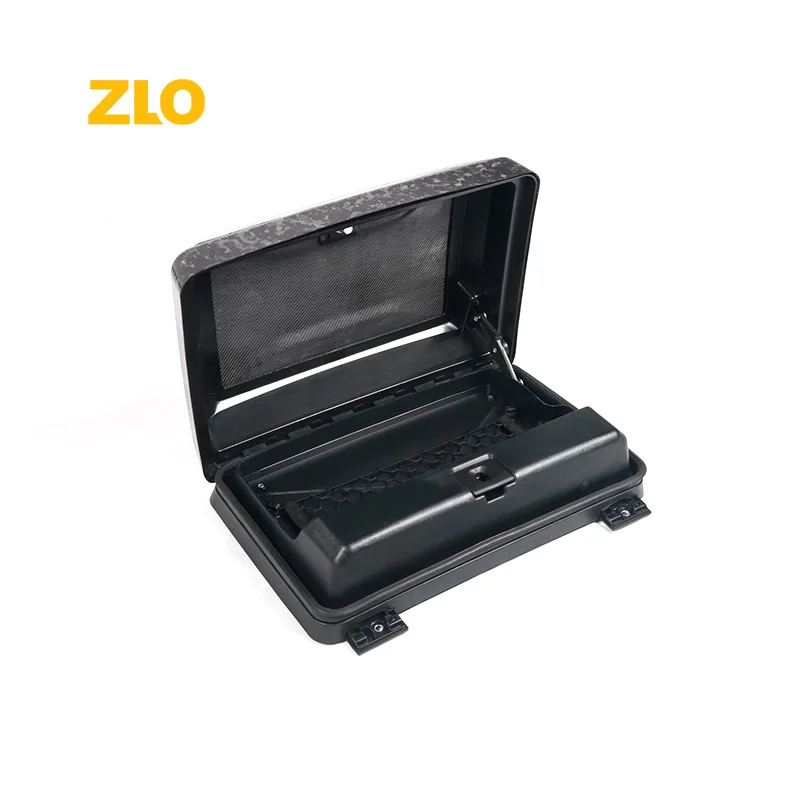 Zlo Dry Carbon Fiber Forged Carbon Side Launch Bag Exterio Silver Side ...