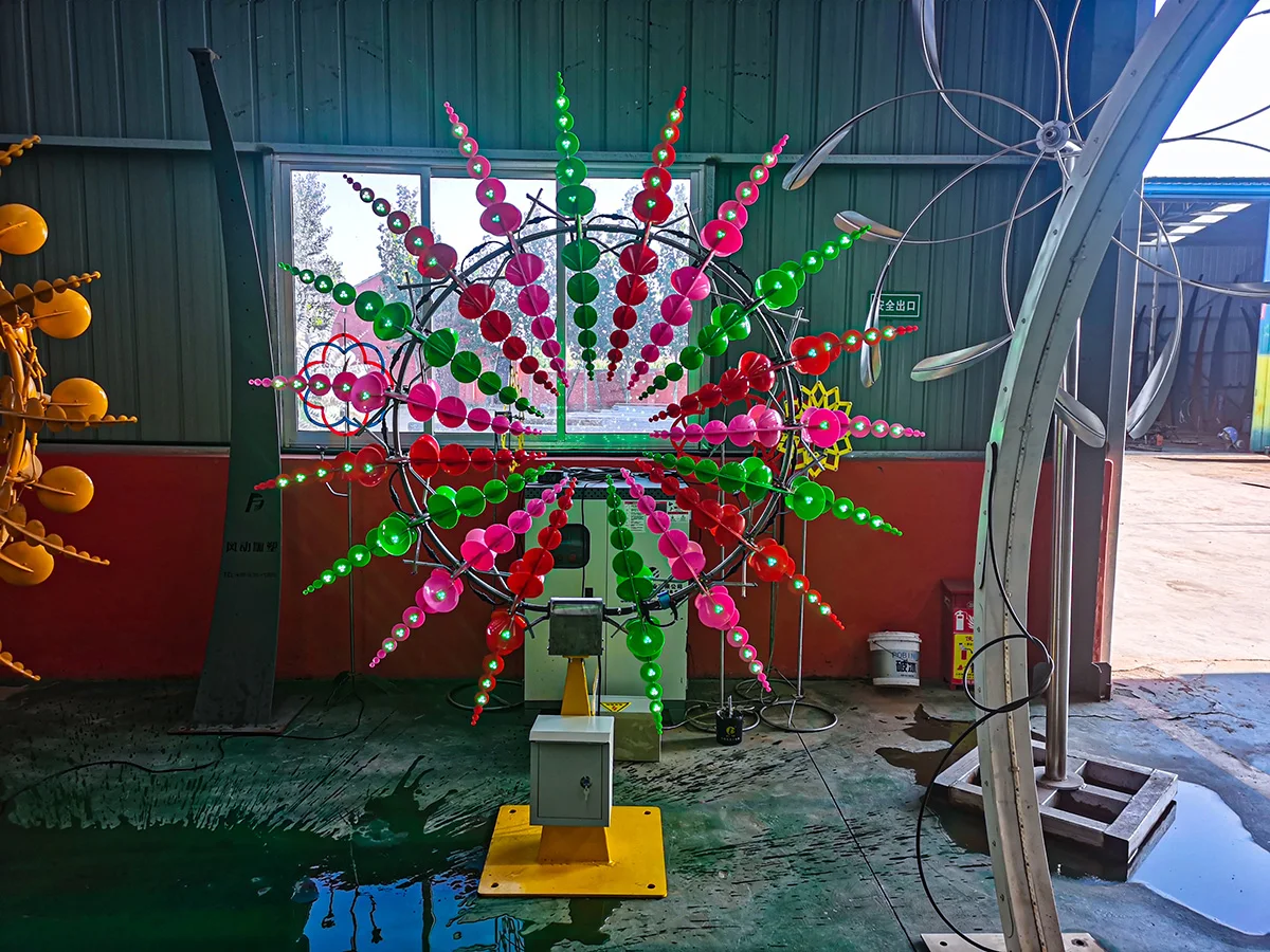 Outdoor Customized Giant Led Sculptures Kinetic Led Sculpture Led ...