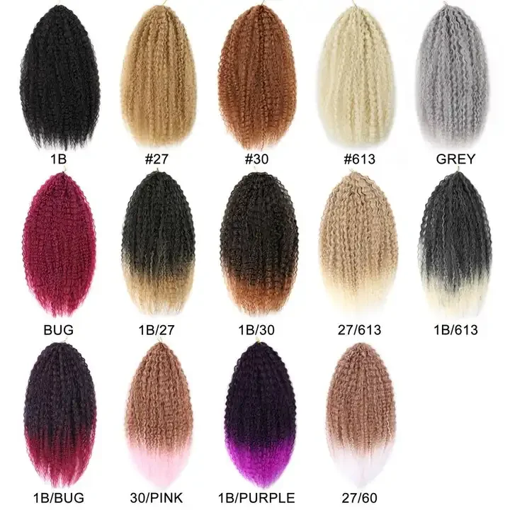 Noble Crochet Braid Hair Super Long Braiding Hair 18 To 30inches Mini ...