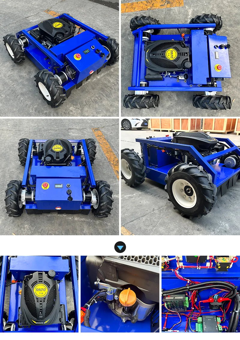 Zero-turn Crawler Smart Lawn Mower Compact Portable Automatic Cruise ...