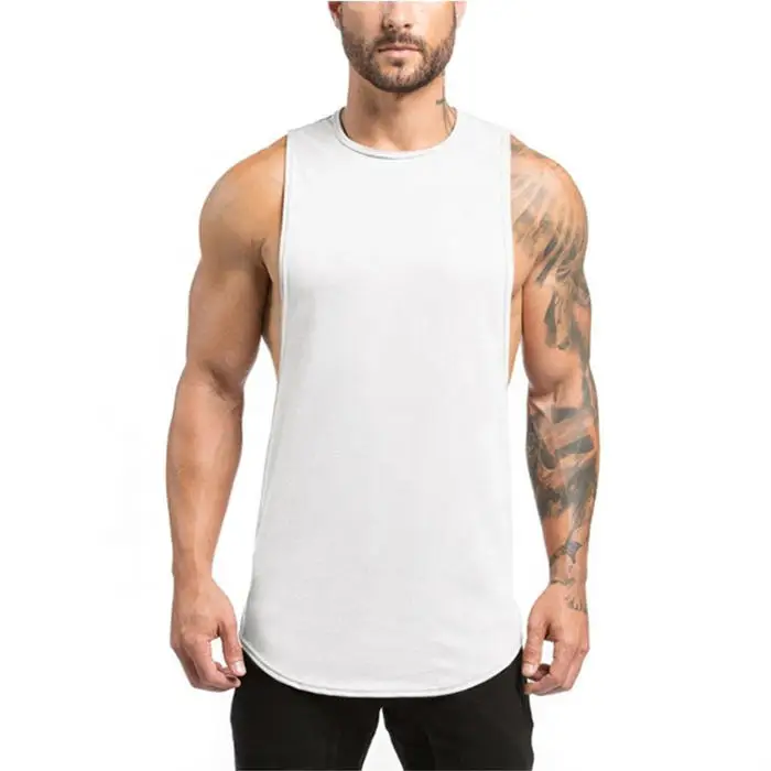 Alibaba.com: Custom Sportswear 100% Cotton Men's Stringer Tank Top with ...
