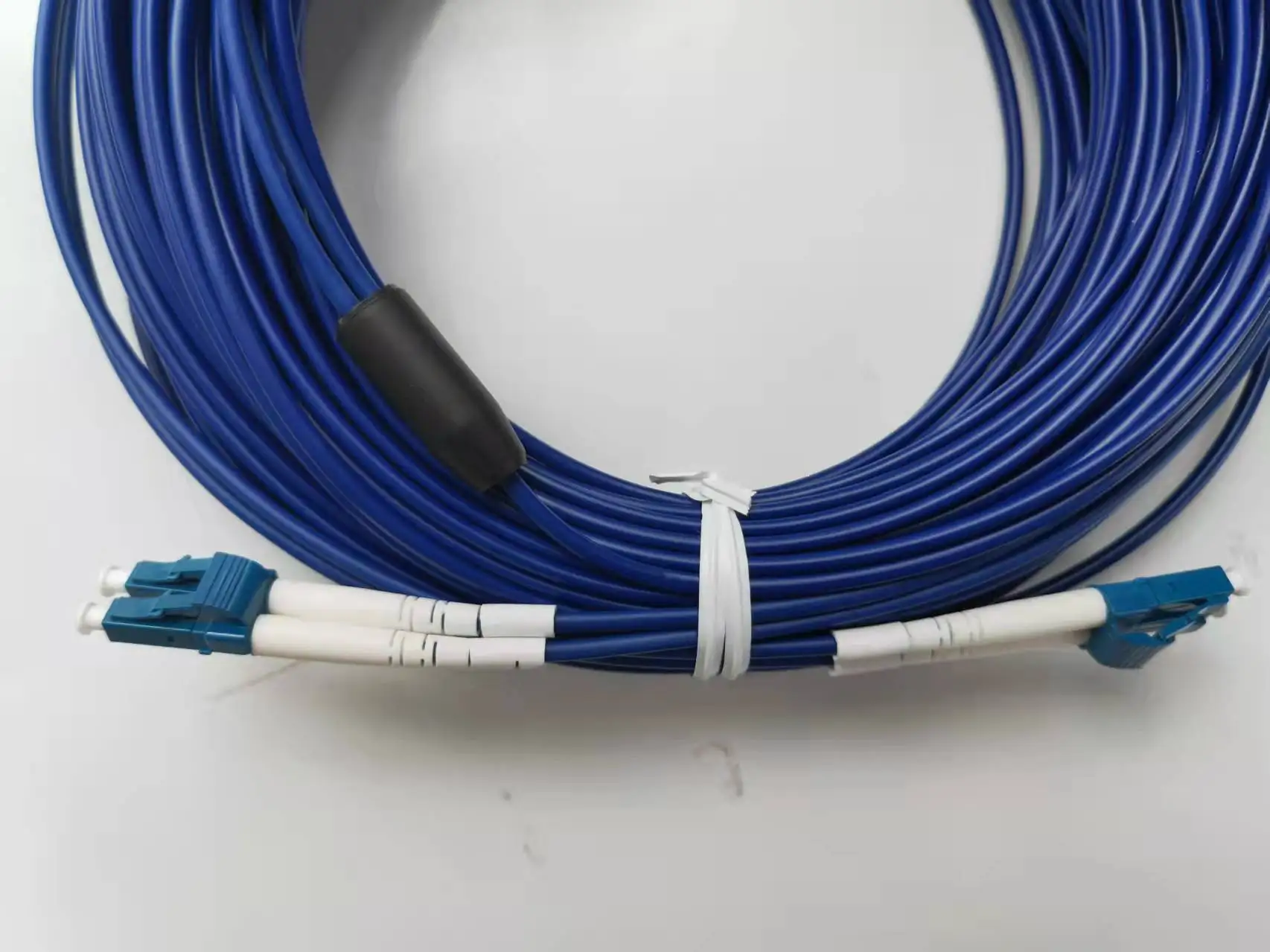1m Duplex 9/125 Os2 Lc To Lc 2 Fibers Armored Fiber Patch Cord Outdoor ...