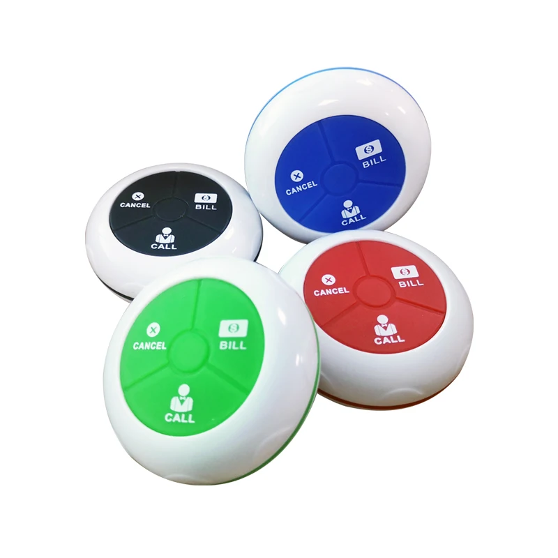 Waterproof Table Button Buzzer Restaurant Waiter Calling System - Buy ...
