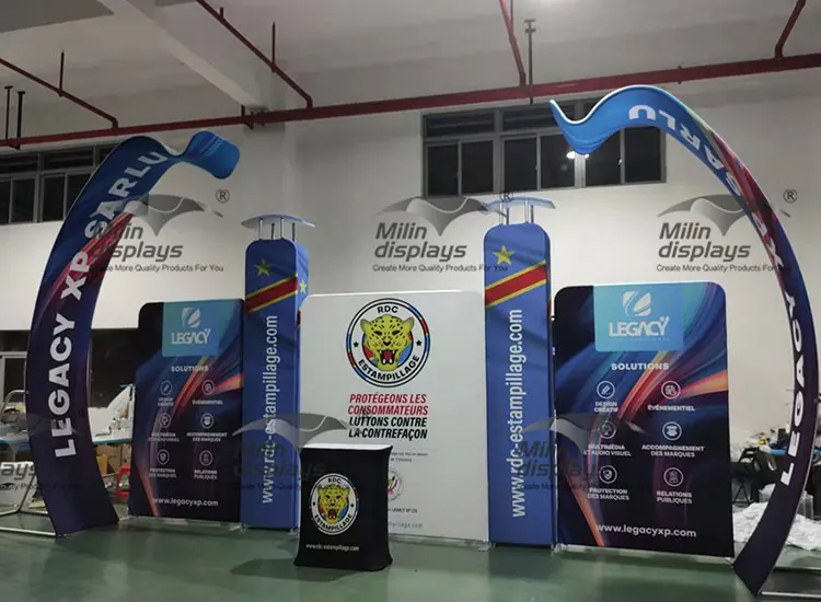 20*20ft Portable Island Trade Show Booth - MILIN Display