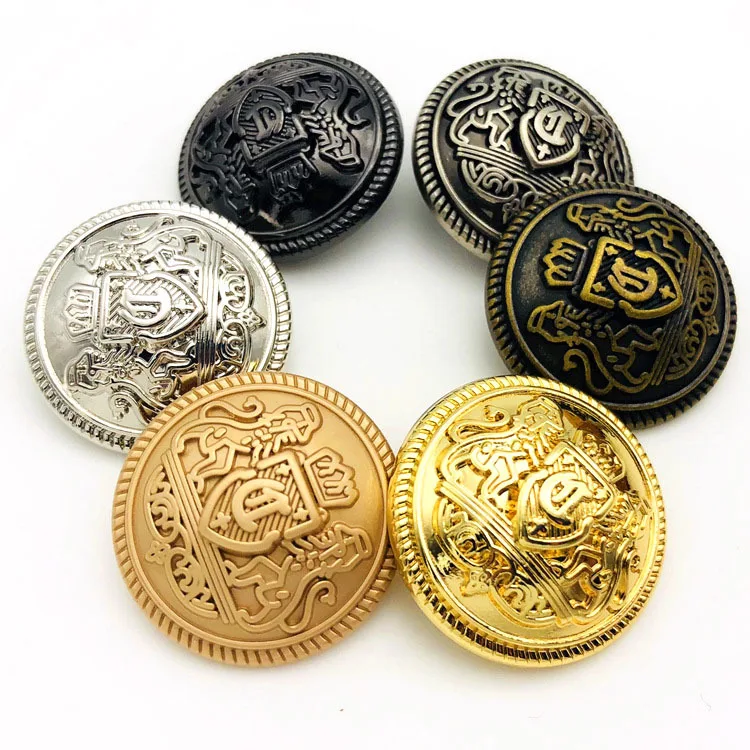 Custom Logo Zinc Alloy Buttons Metal Shank Button For Coat - Buy Custom ...