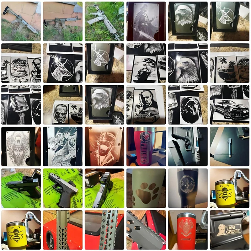 Split Type 30w 50w Fiber Laser Marking Machines for Metal