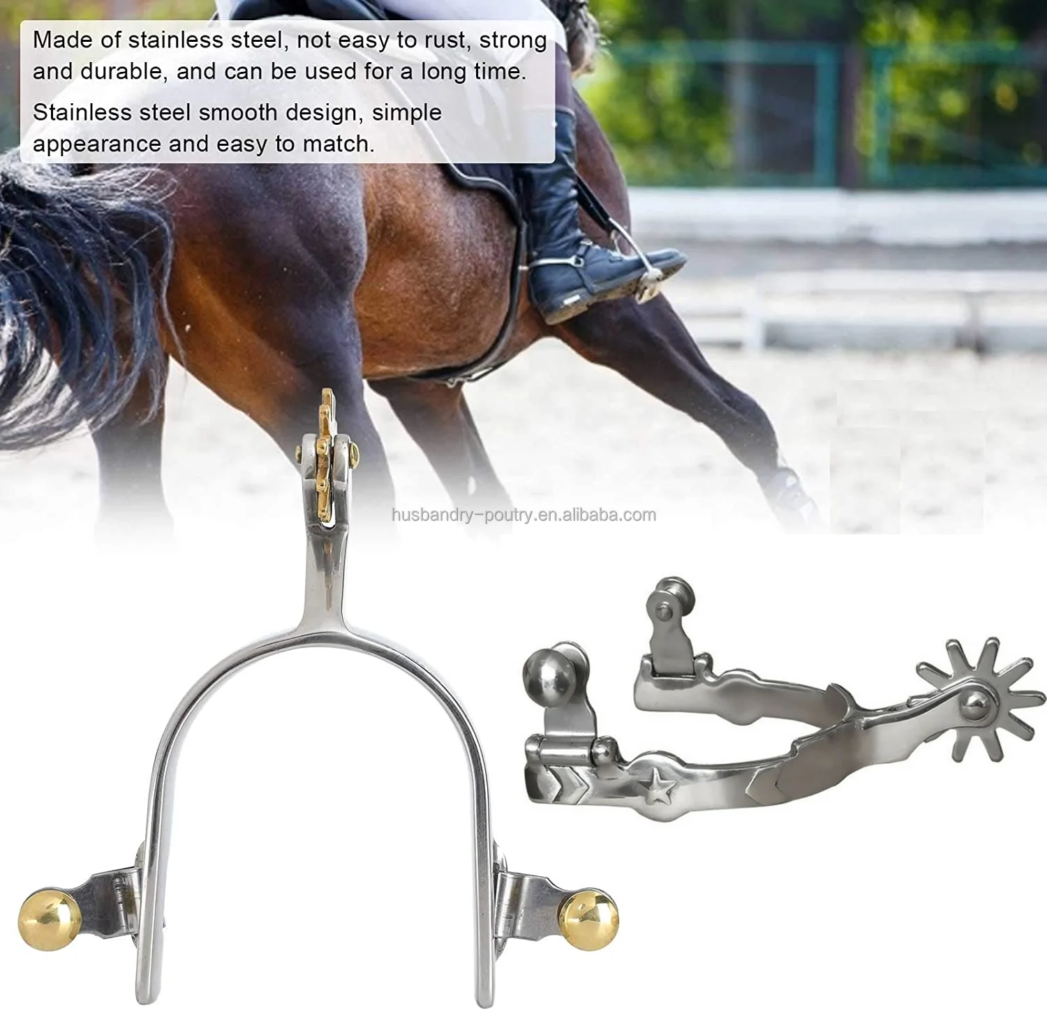 Horse Spurs Decoration Hand Sculpture Spurs Decoration Boot Spurs ...