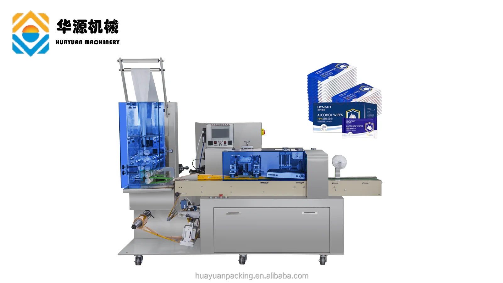 Automatic High-Speed Wet Wipe Packing Machine for Single Piece Nonwoven ...