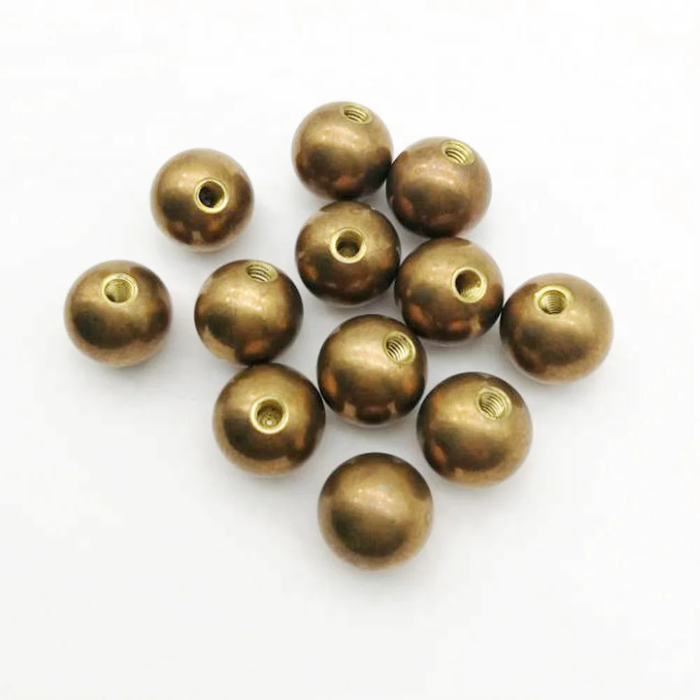 Alibaba.com: Brass Ball 20mm 30mm 50mm with M3 M6 M8 M10 Threaded Hole ...